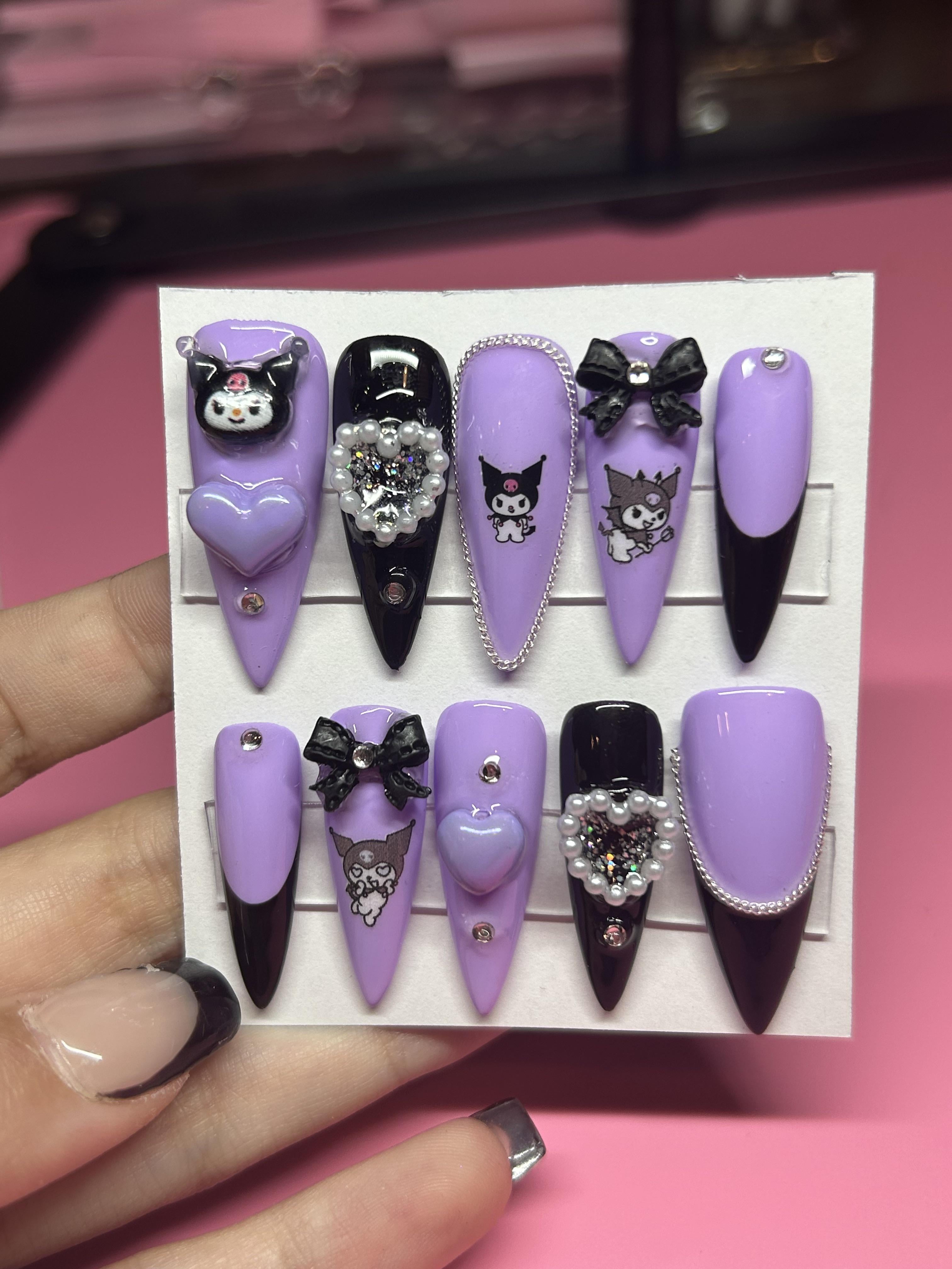 Kuromi Nails Cosmesticcom ~ Beauty Makup And Cosmetics