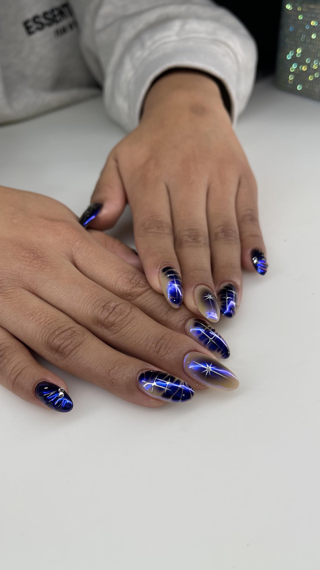 Last sets of the year! These are all structured gel manicures on my ...