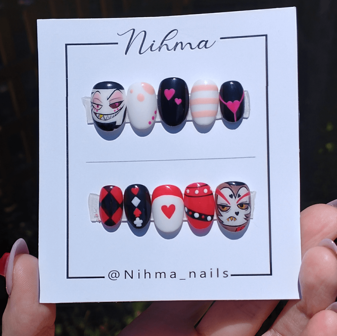 Press on nails hazbin hotel – COSMESTIC.COM ~ Beauty, Makup, and Cosmetics