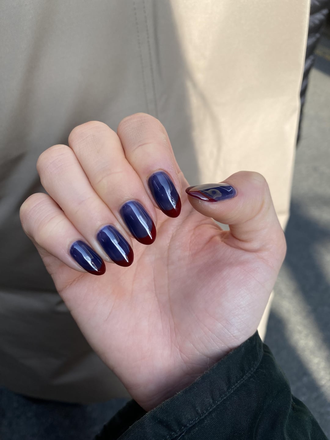 May regret later but pulled the trigger on celebratory gel nails while ...