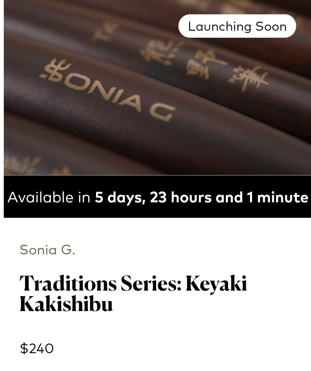 Beautylish, Sonia G, New Release, Traditions Series: Keyaki Kakishibu Set, $240, Available 1/23 ...