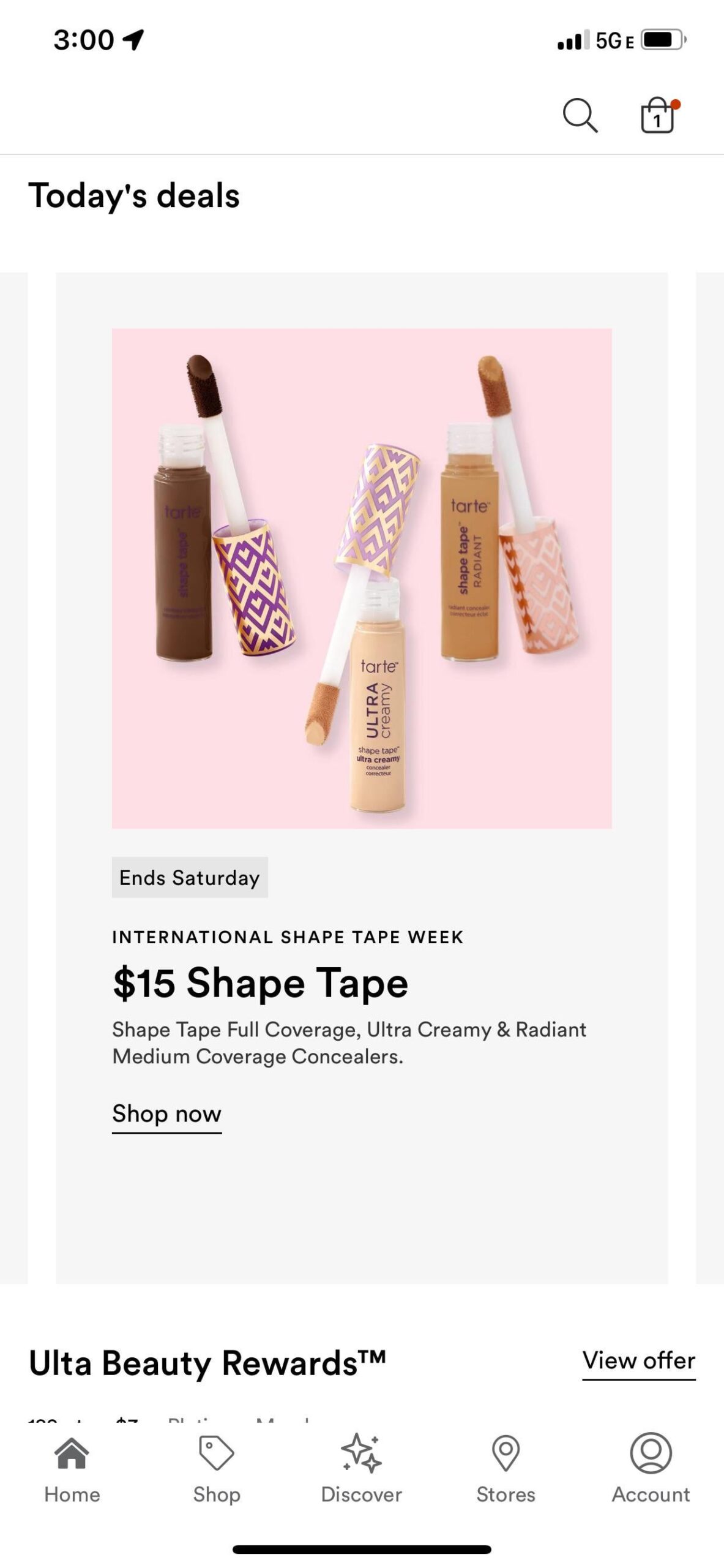 Ulta – $15 Shape Tape Week, Tarte – COSMESTIC.COM ~ Beauty, Makup, and ...