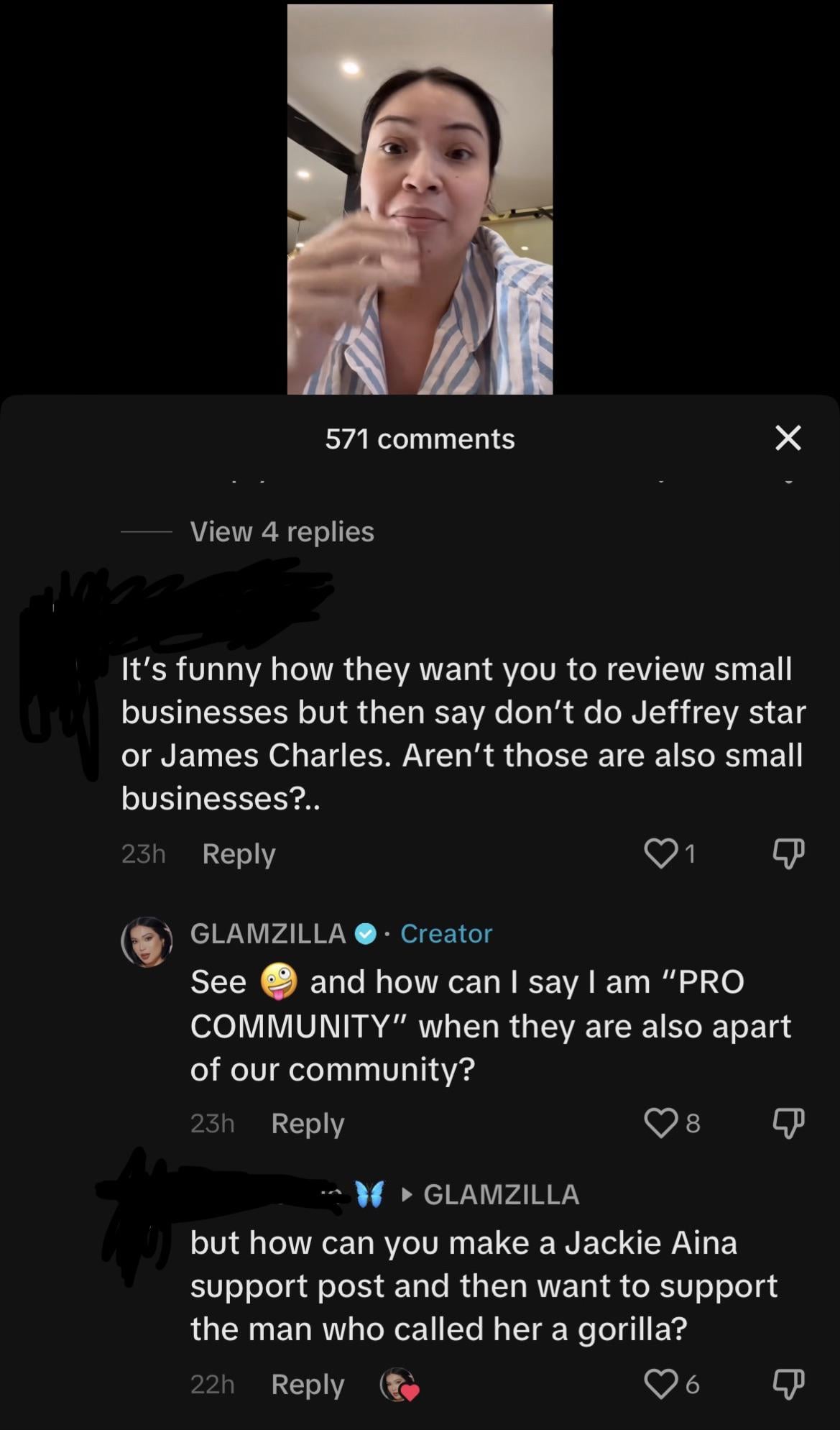 Update on glamzilla supporting problematic people – COSMESTIC.COM ...