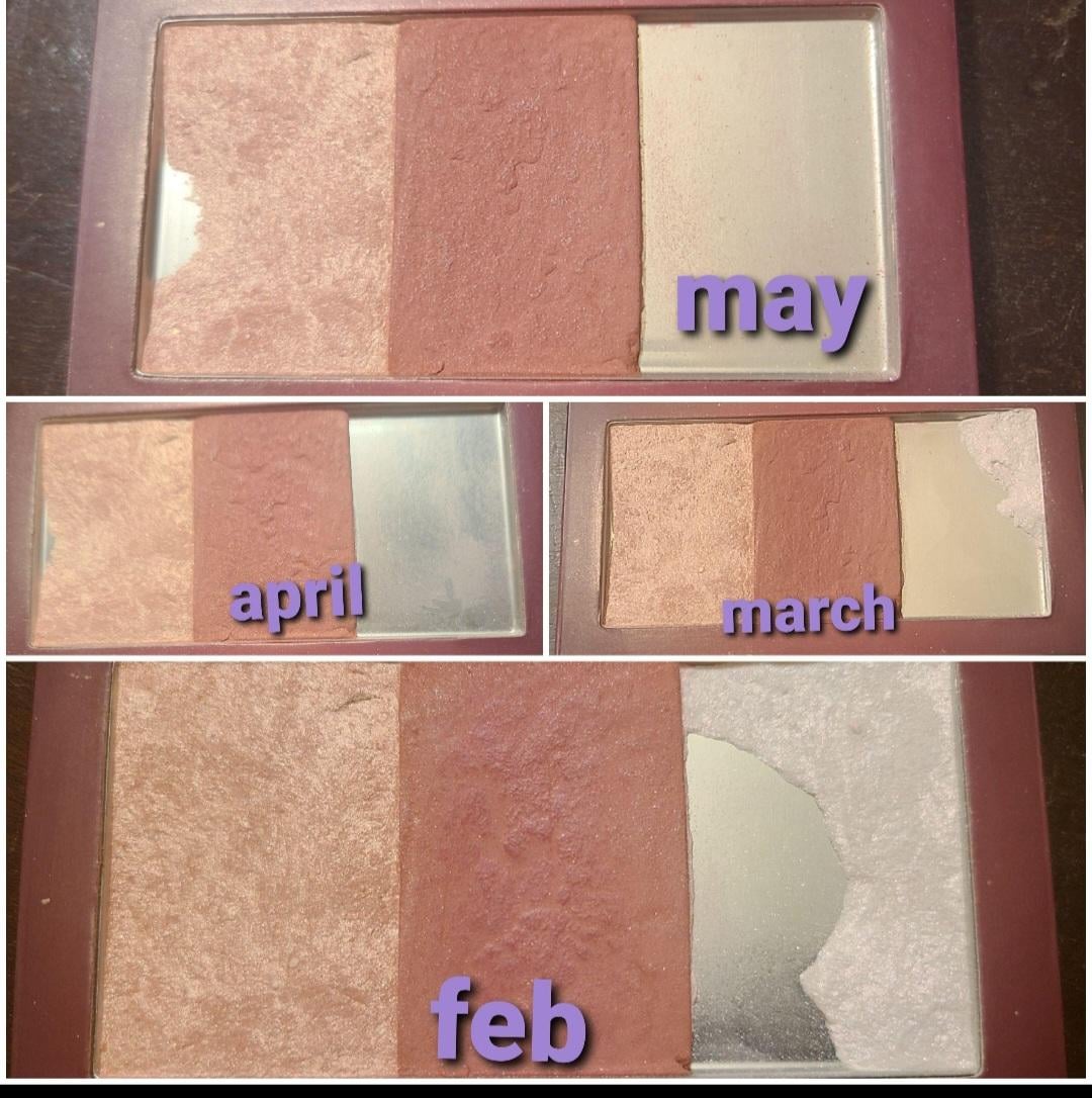 Highlighters from urban decay cherry highlight and blush palette ...