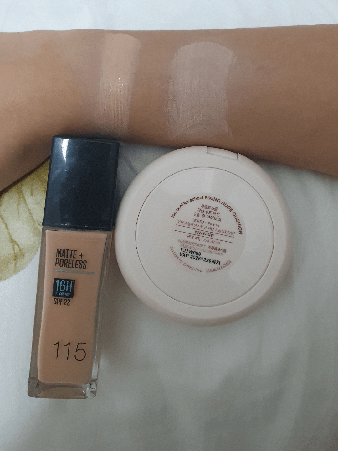 Lesson learnt: never buy foundations based on their names (both are ...