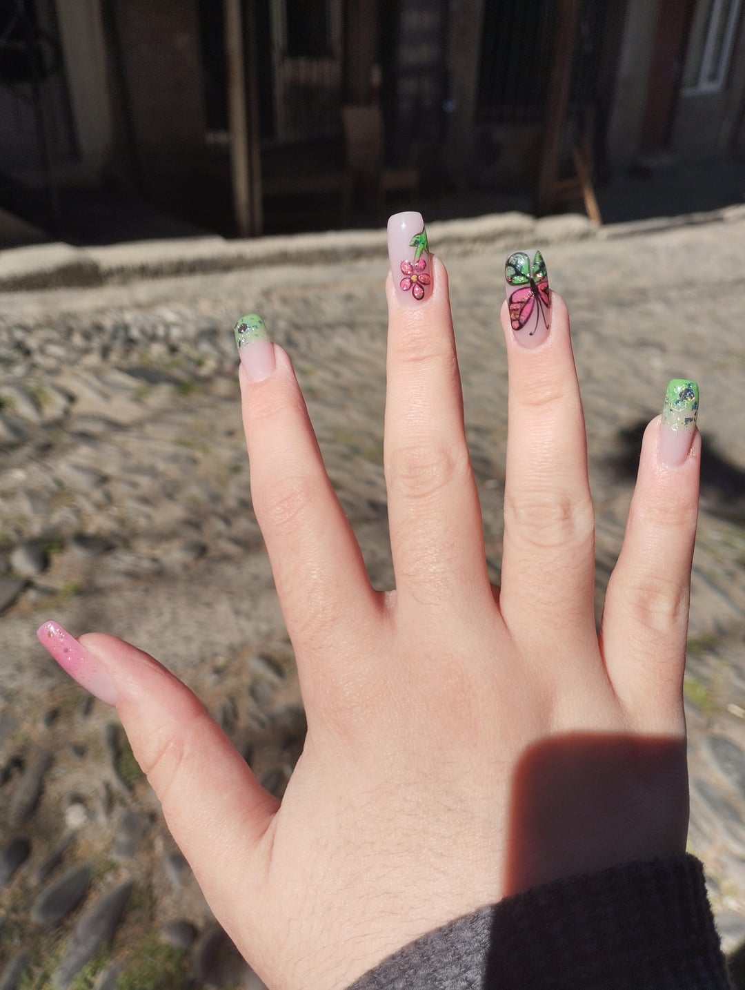 Got Nails done at the Salon, design based on Nat de Nail’s art on ...