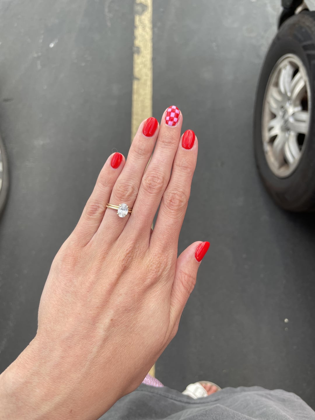 Finally starting to get better at DIY BIAB and simple nail designs with ...