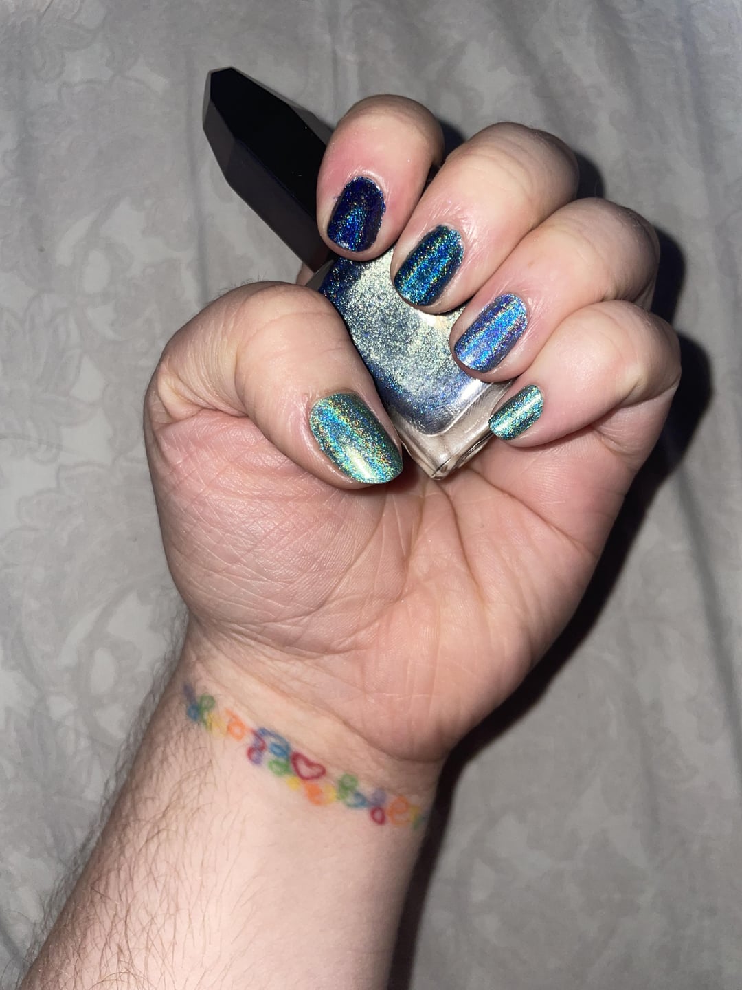 Blue Holo Skittle 🌌💙💎🩵 - COSMESTIC.COM ~ Beauty, Makup, and Cosmetics