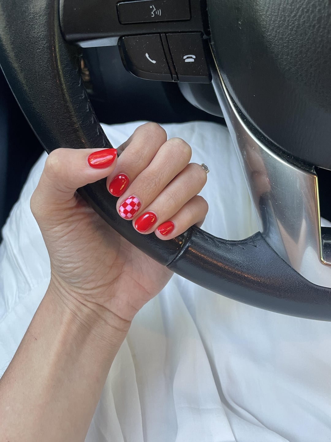 Finally starting to get better at DIY BIAB and simple nail designs with ...