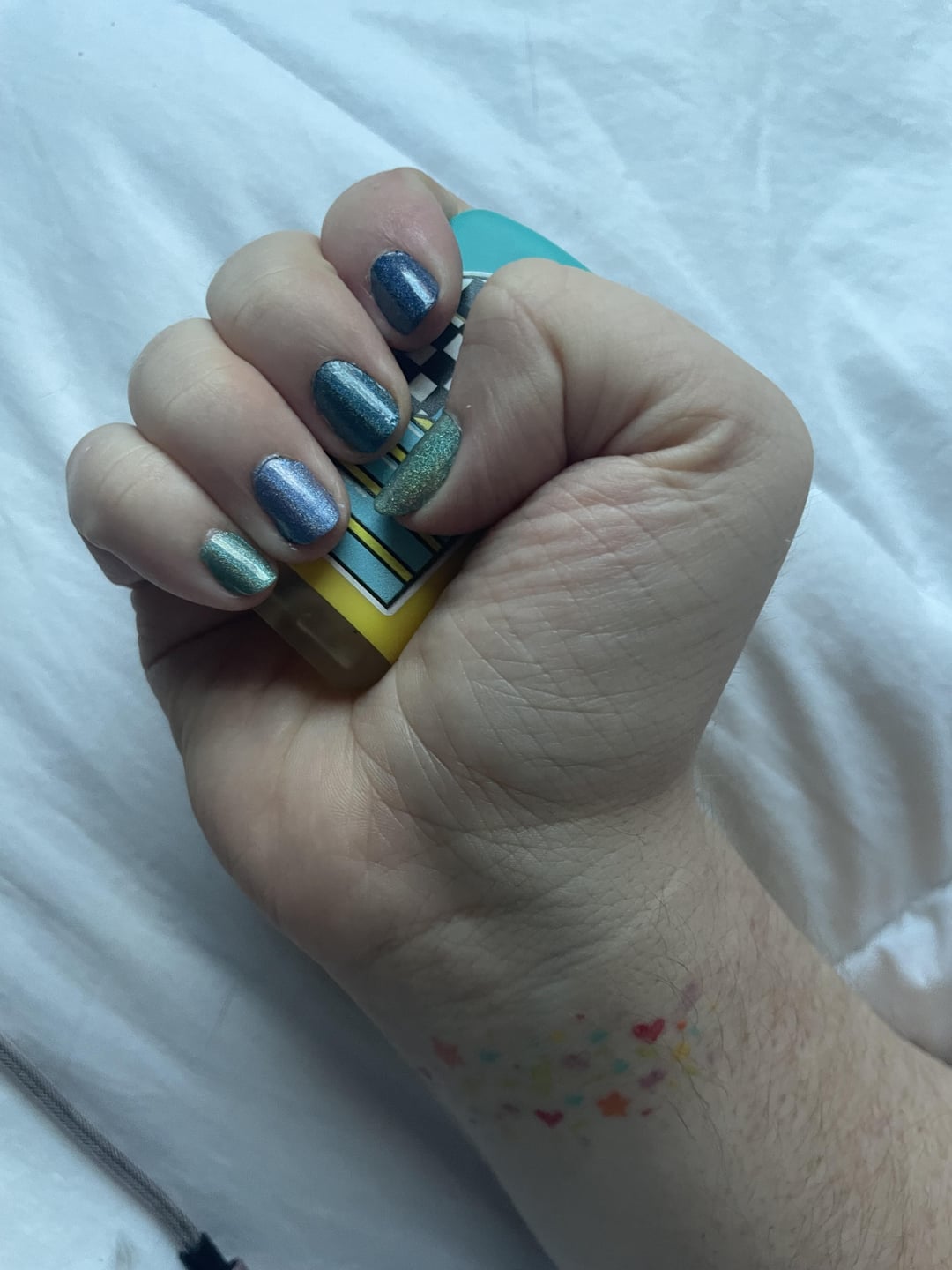 Blue Holo Skittle 🌌💙💎🩵 - COSMESTIC.COM ~ Beauty, Makup, and Cosmetics