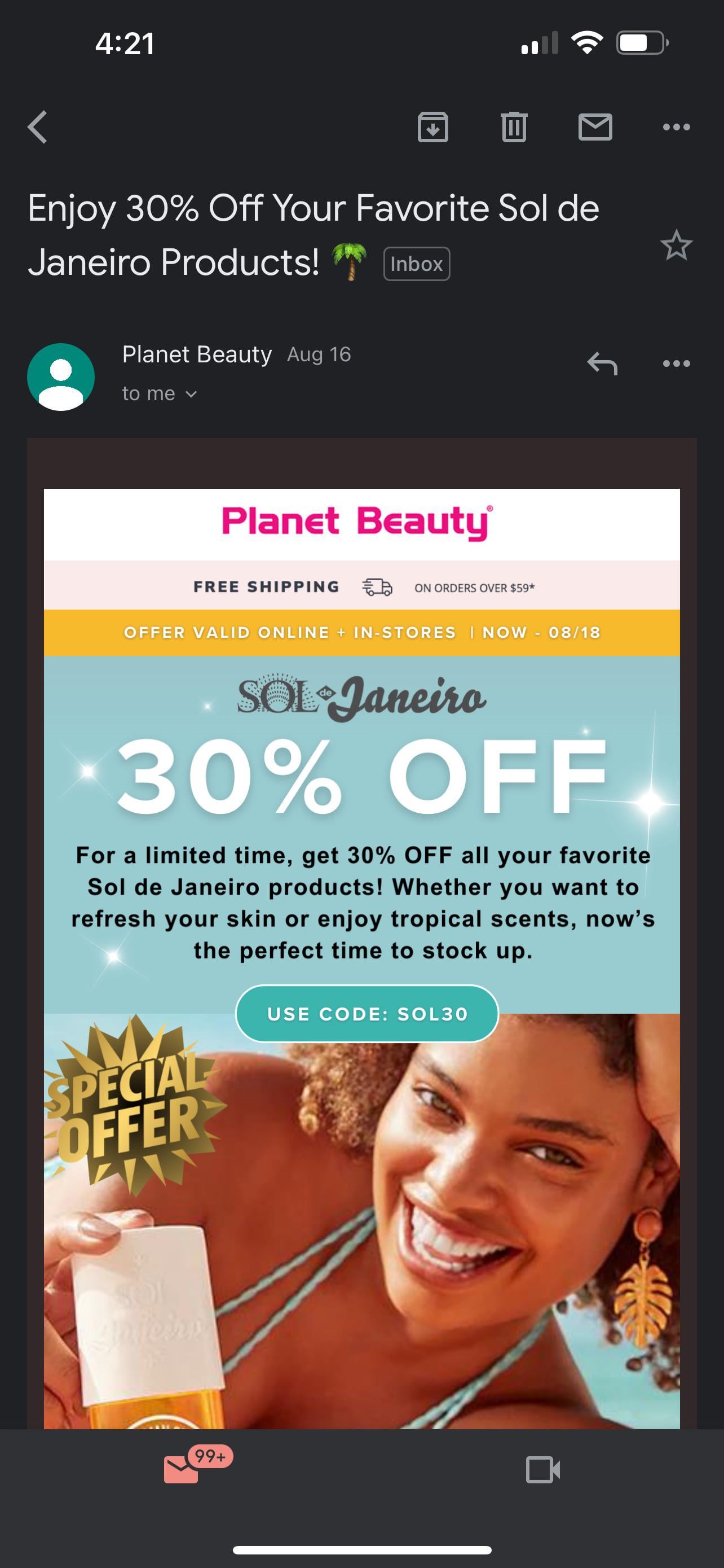 Sol De Janiero 30% off at Planet Beauty - COSMESTIC.COM ~ Beauty, Makup ...