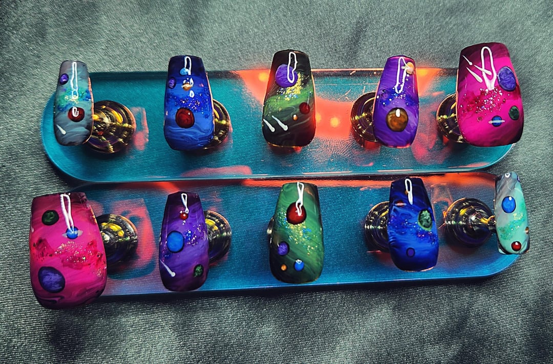 A cute little space inspired set. Looks like jewels! - COSMESTIC.COM ...