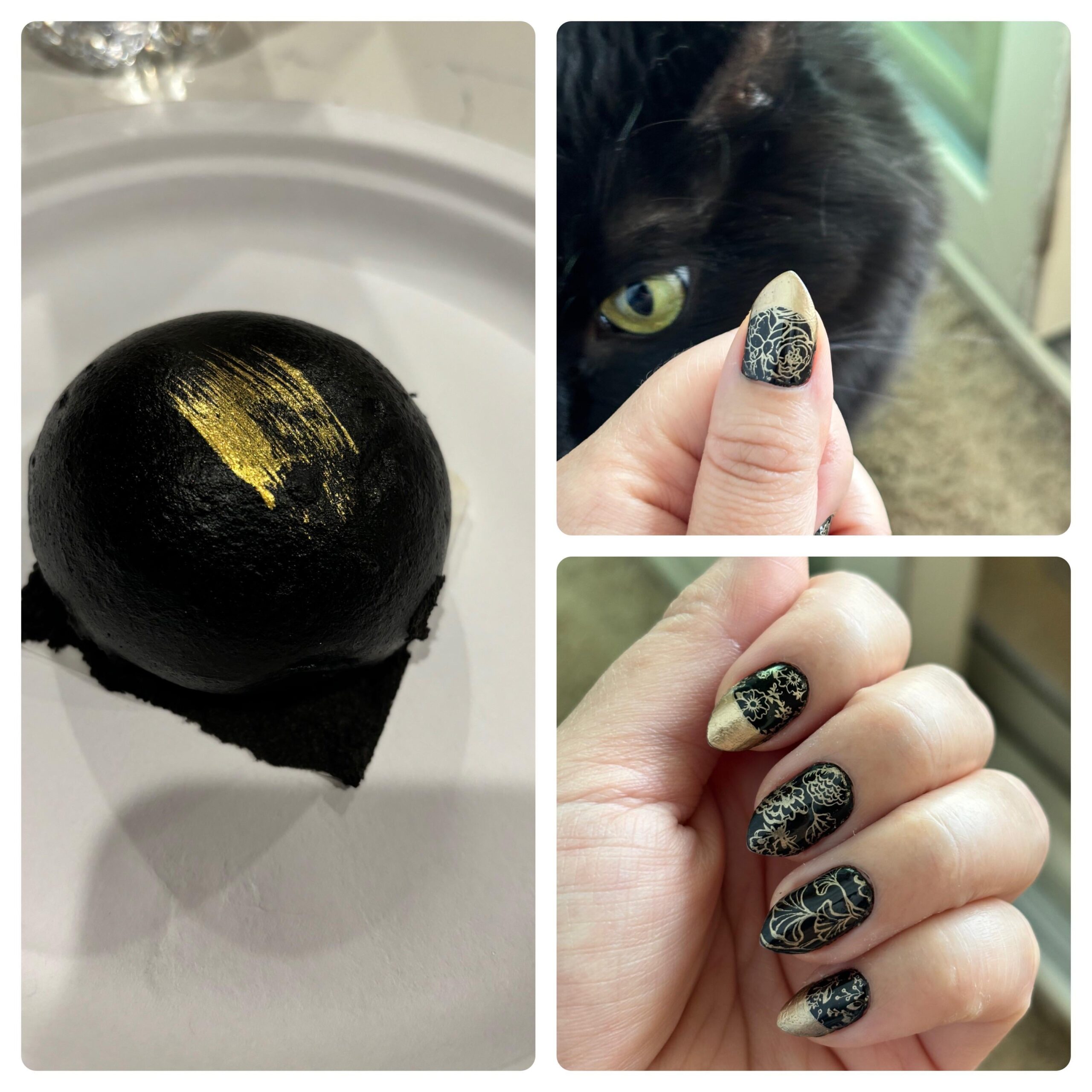 The Inspiration, A Fancy Salted Egg Custard Bun VS The Nail Art ...
