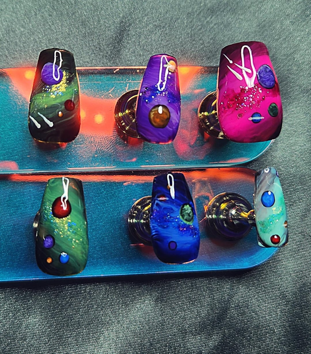 A cute little space inspired set. Looks like jewels! - COSMESTIC.COM ...