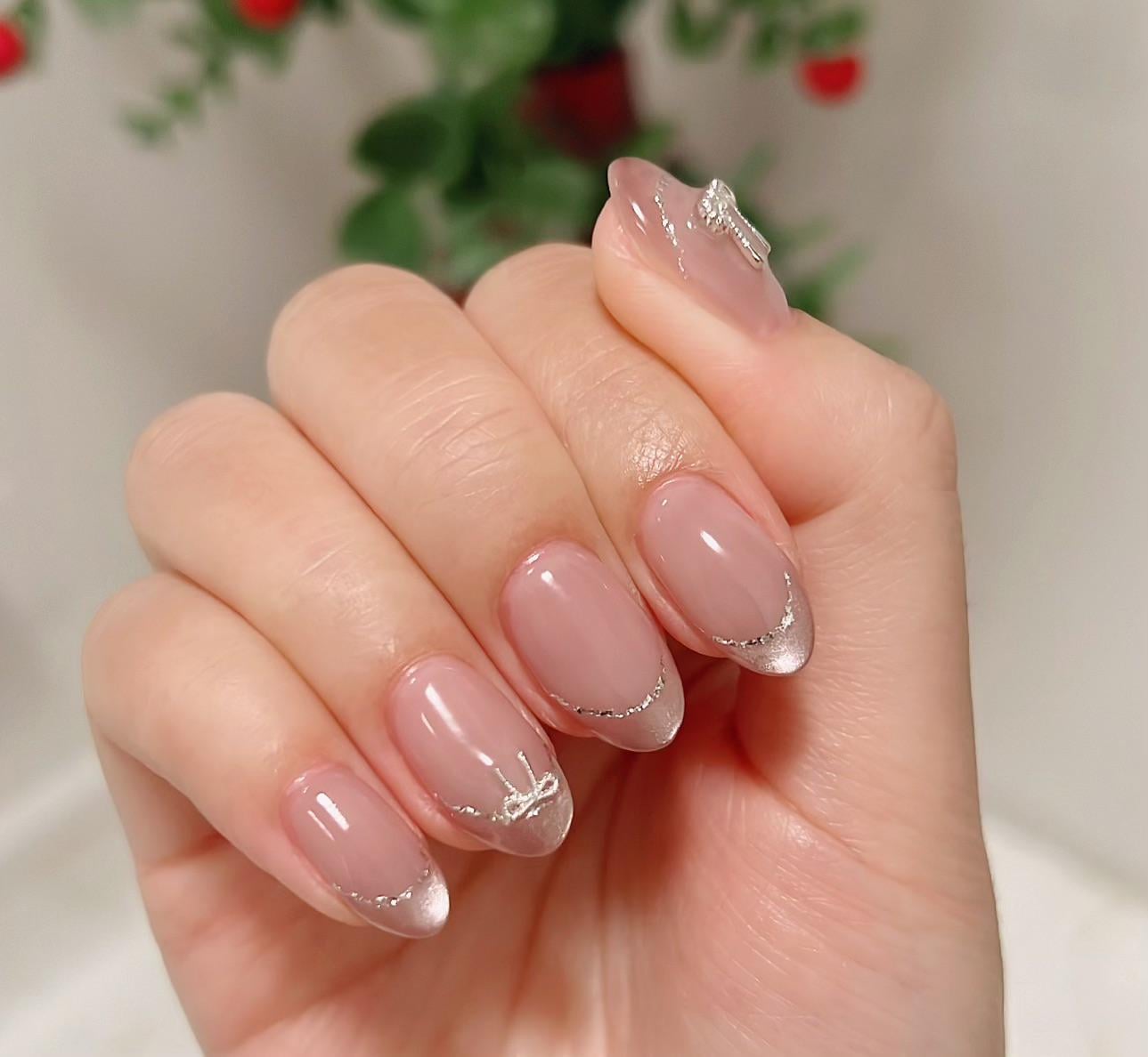 Cats eye french tips and silver accent – COSMESTIC.COM ~ Beauty, Makup ...