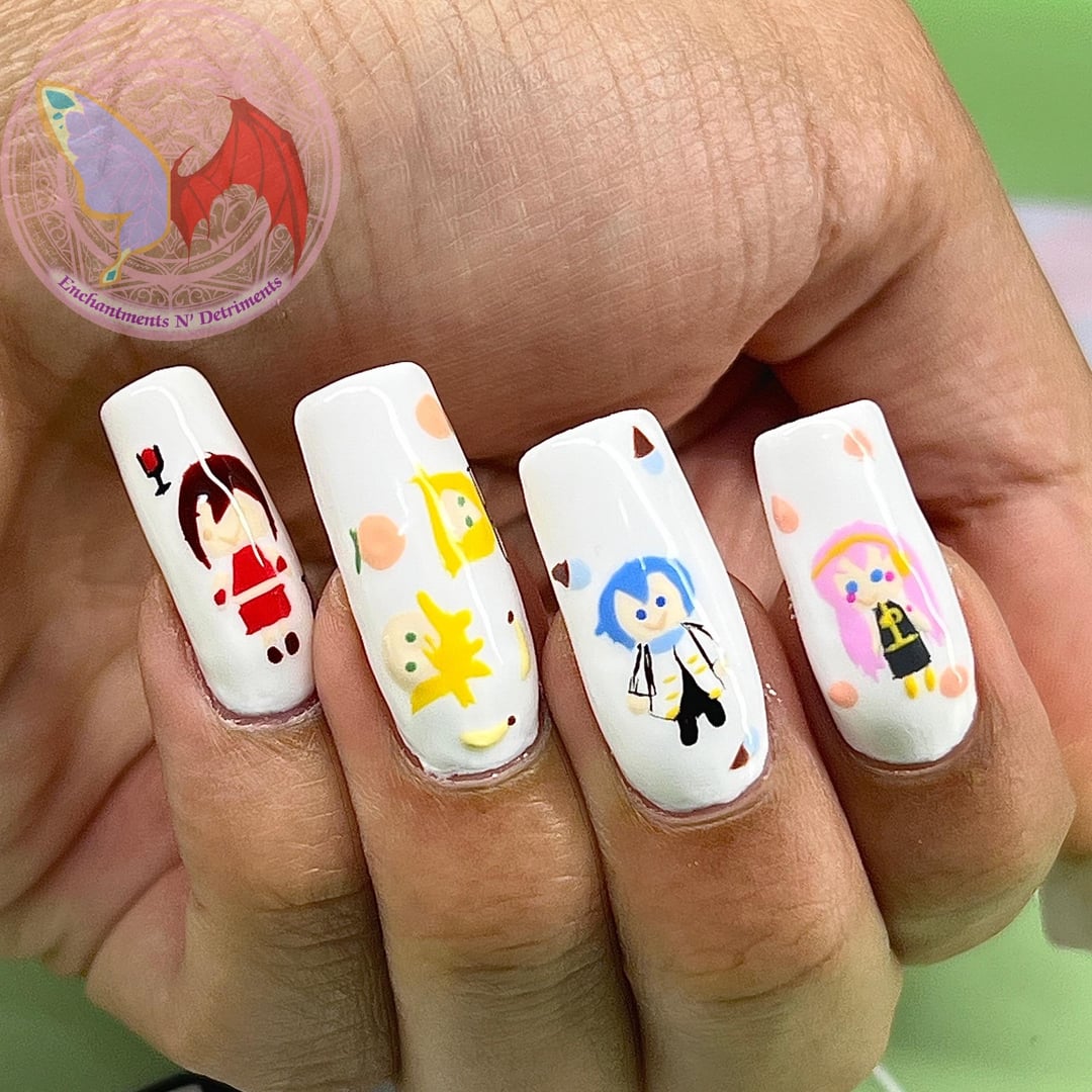Vocaloids as Chibi Nail Art! – COSMESTIC.COM ~ Beauty, Makup, and Cosmetics