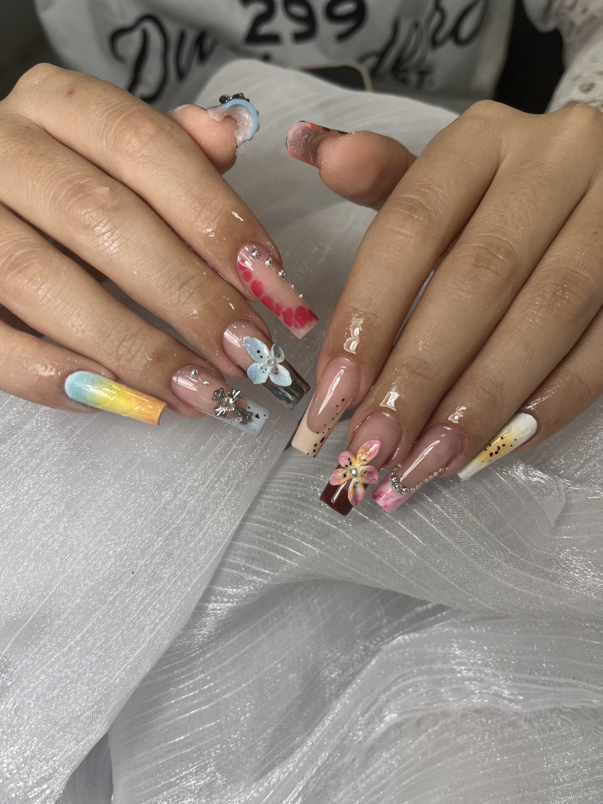 Spring nail set with gel x from MG nail flushing – COSMESTIC.COM ...