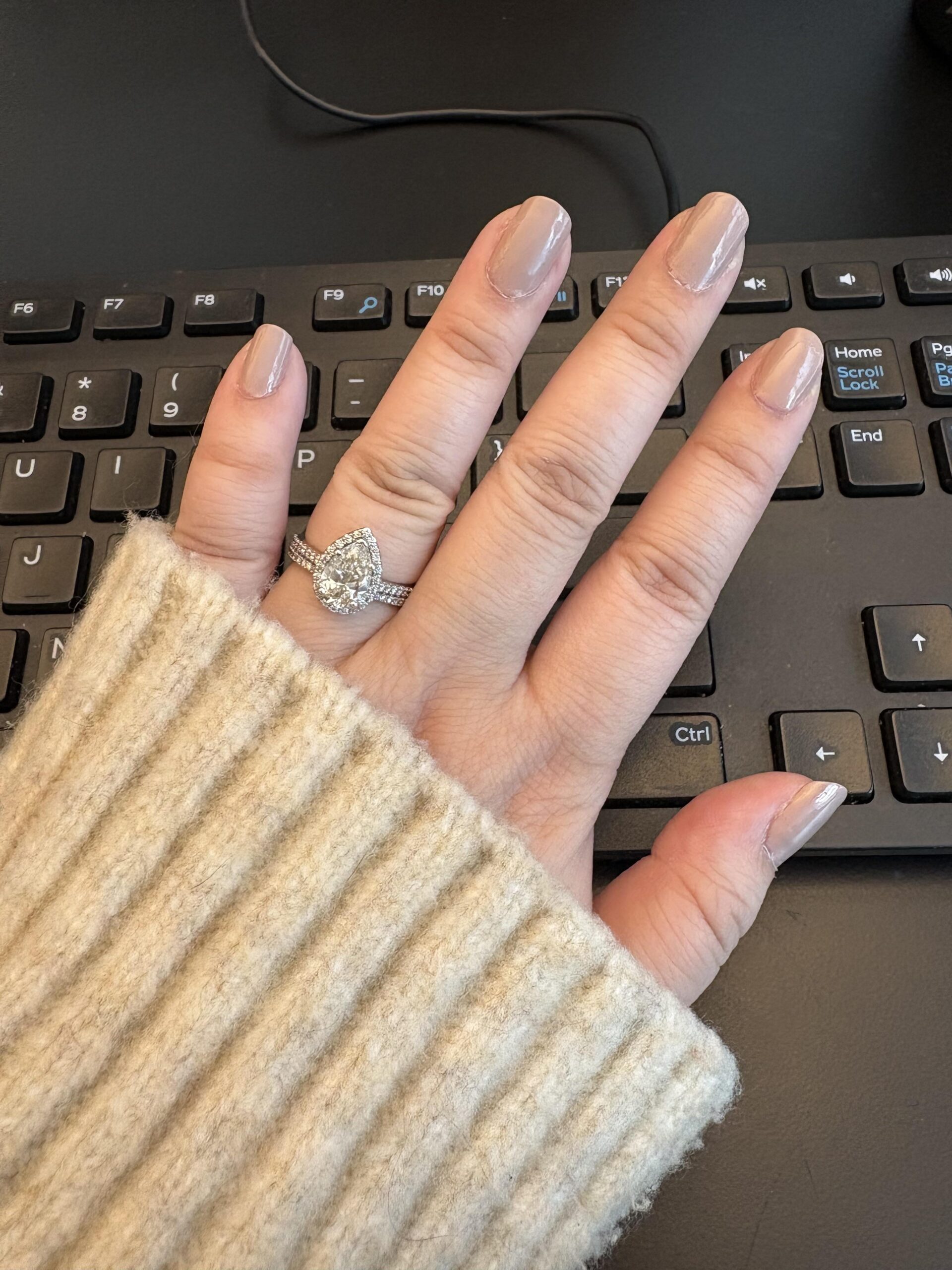 New to painting my own nails. These are my neutral “first week of new ...