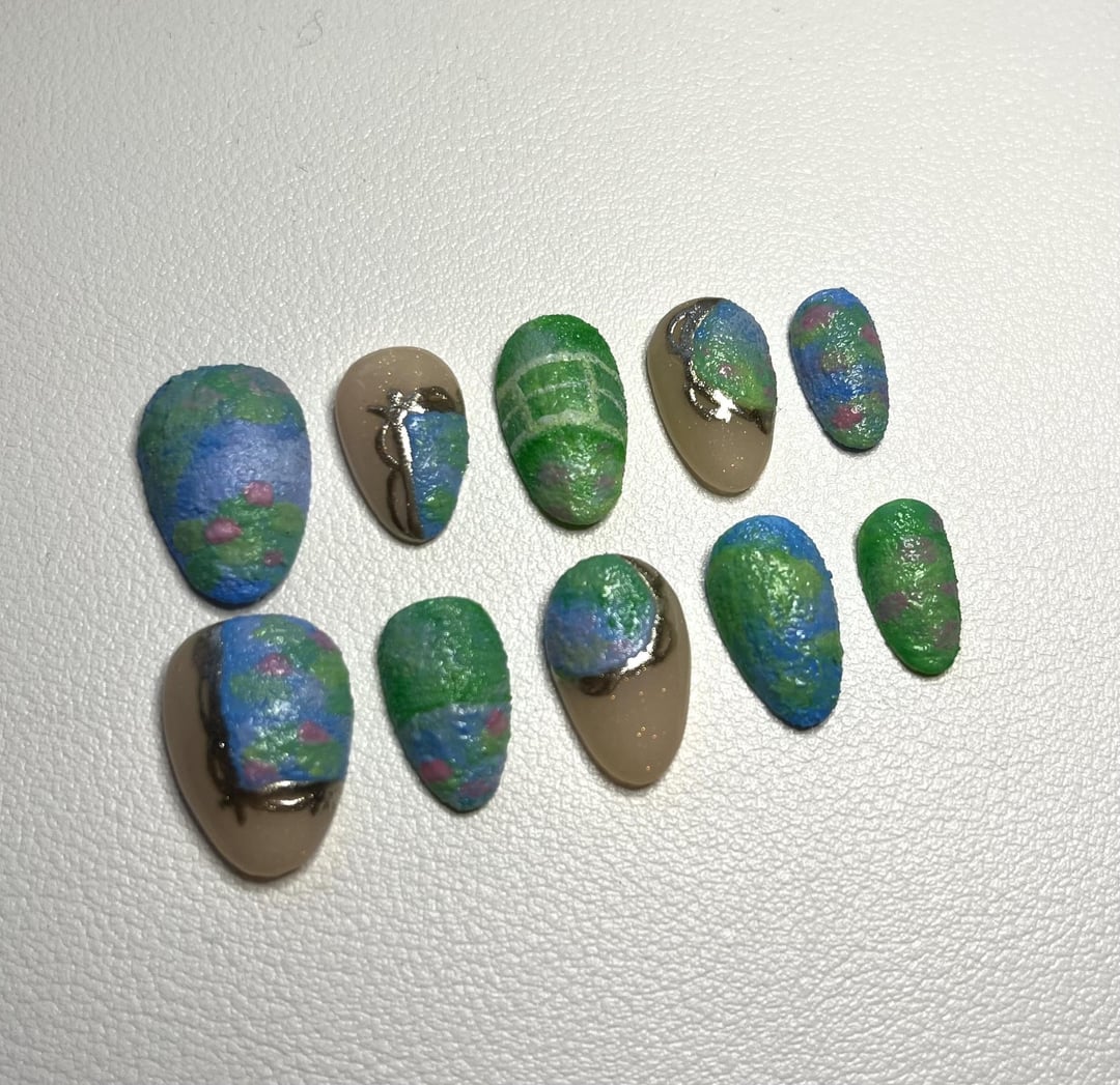 monet inspired nails – COSMESTIC.COM ~ Beauty, Makup, and Cosmetics