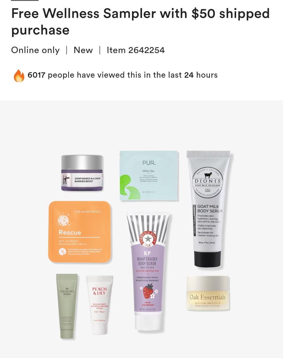 Ulta, GWP (Choice of 3): Free Sampler with $50 Purchase – COSMESTIC.COM ...