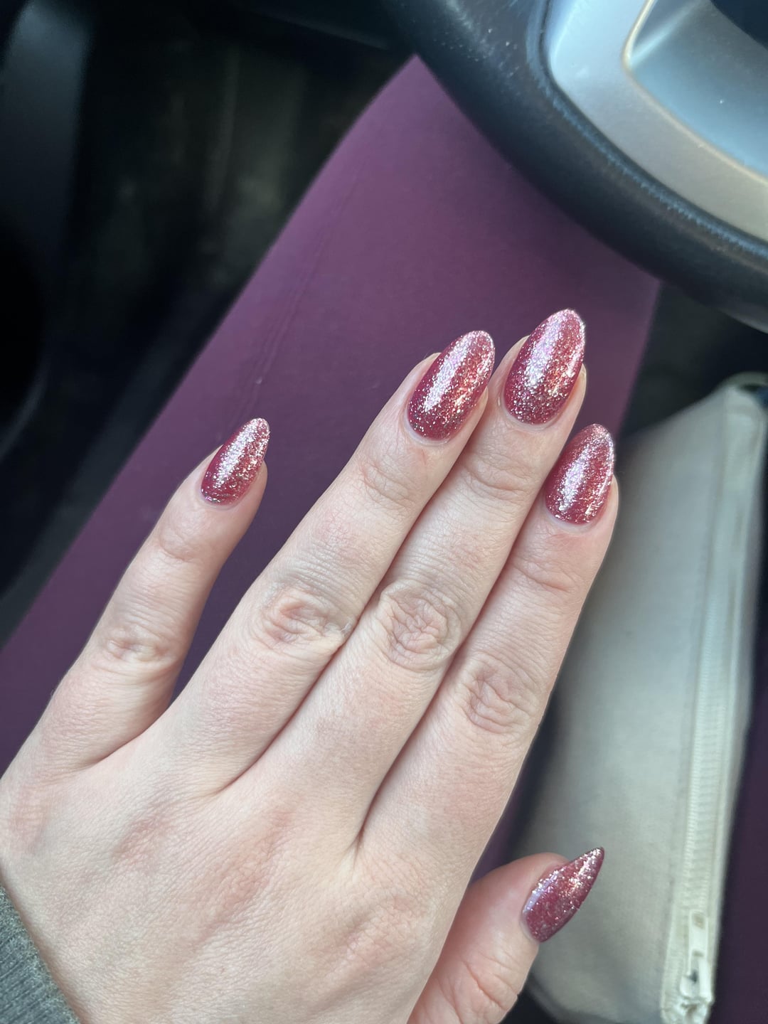 A friend said I don’t do pink enough, so I went with DND gel ‘Hibiscus ...