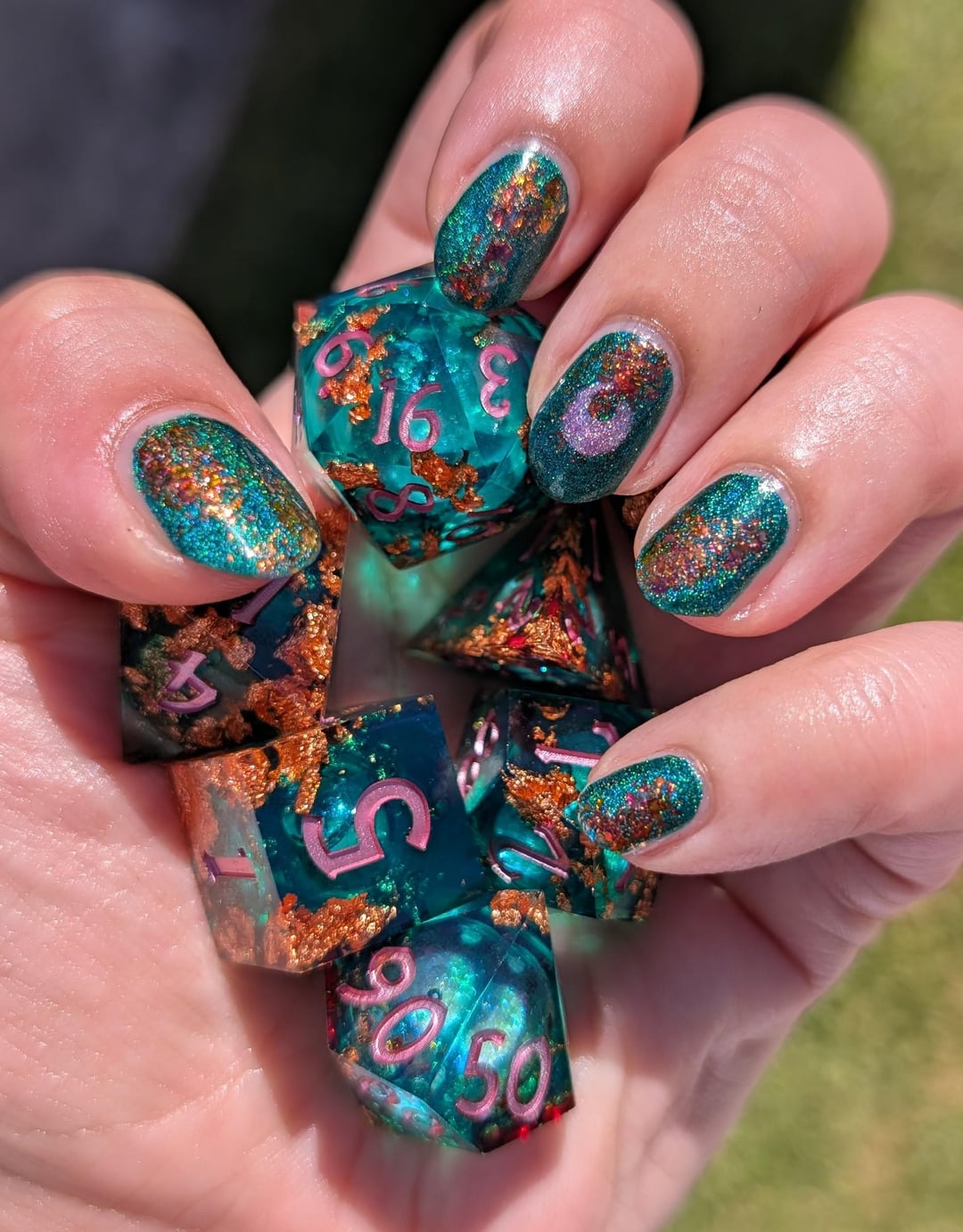 D&D Dice Inspired Nails – COSMESTIC.COM ~ Beauty, Makup, and Cosmetics